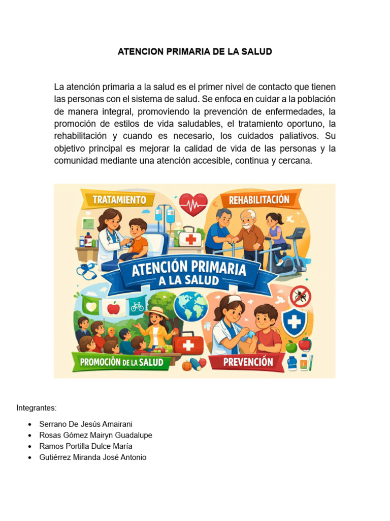 Atencion Primaria de La Salud | PDF