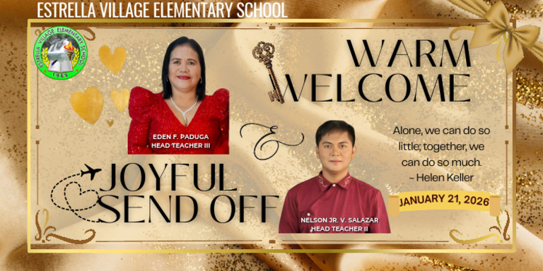 Welcome Send Off | PDF