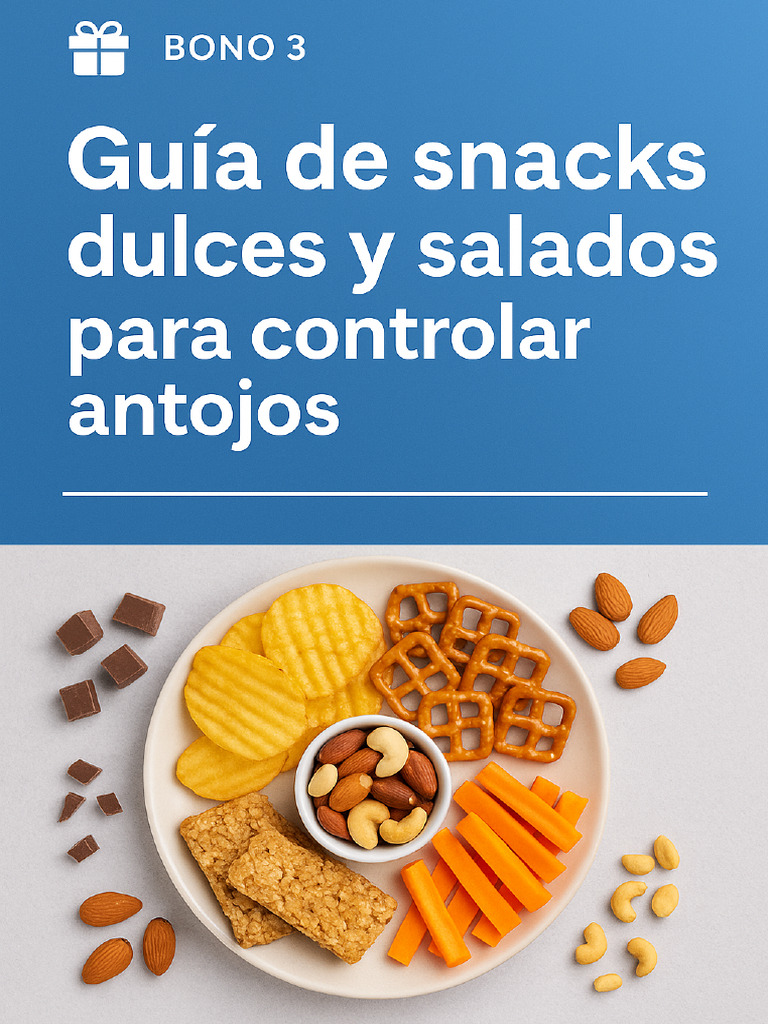 BONO 3 -? Guía de snacks dulces y salados para controlar antojos.docx ...