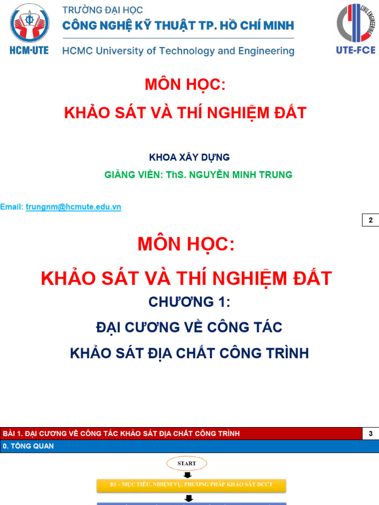 Ly Thuyet Dai Cuong Ve Cong Tac Khao Sat Dia Chat Cong Trinh | PDF