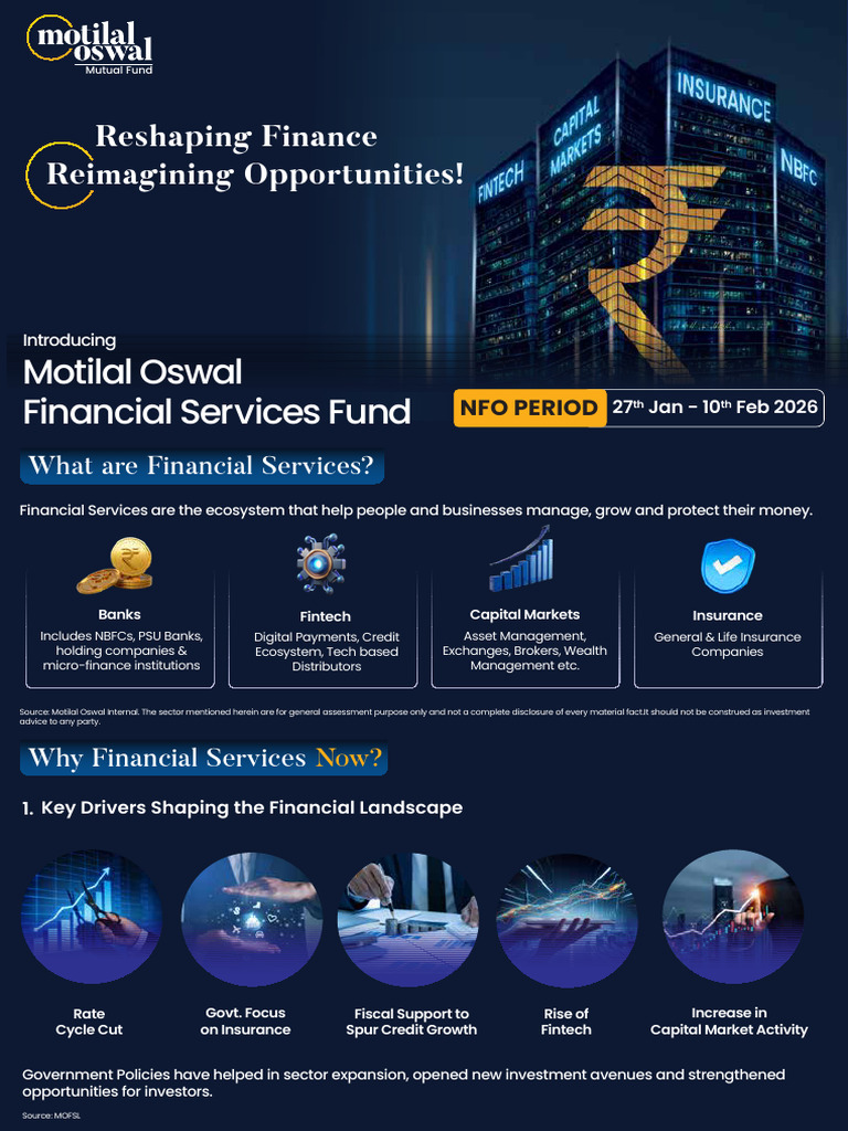 Motilal Oswal Financial Services Fund One Pager Final | PDF | Investing ...