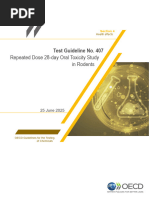 OECD TG 407: 28-Day Oral Toxicity Test | PDF | Toxicity | Dose ...