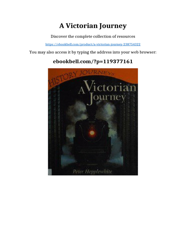 A Victorian journey Full Chapters Included | PDF | Intellectual Property