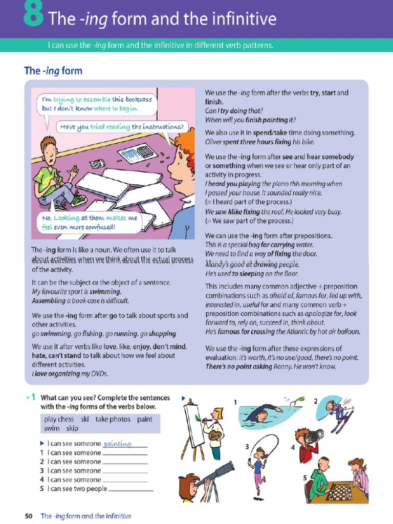 Lesson 10 (Gerund and To Infinitive) | PDF | Verb | Linguistics