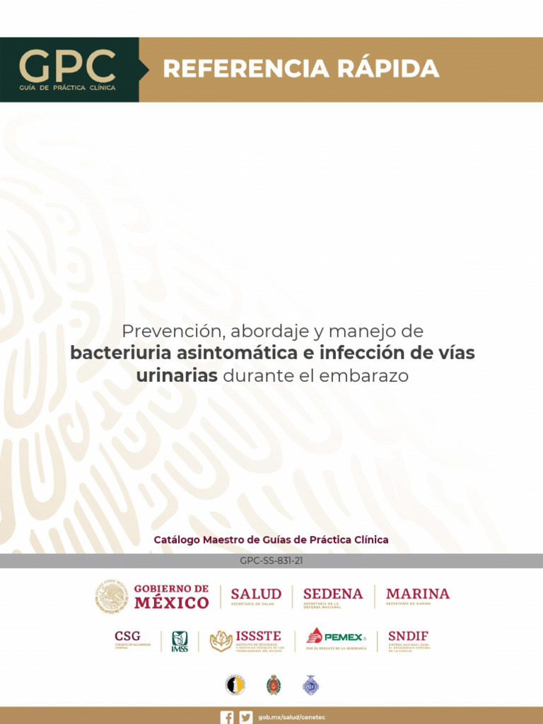 bacteriuria asintomática e infección de vías urinarias durante el ...