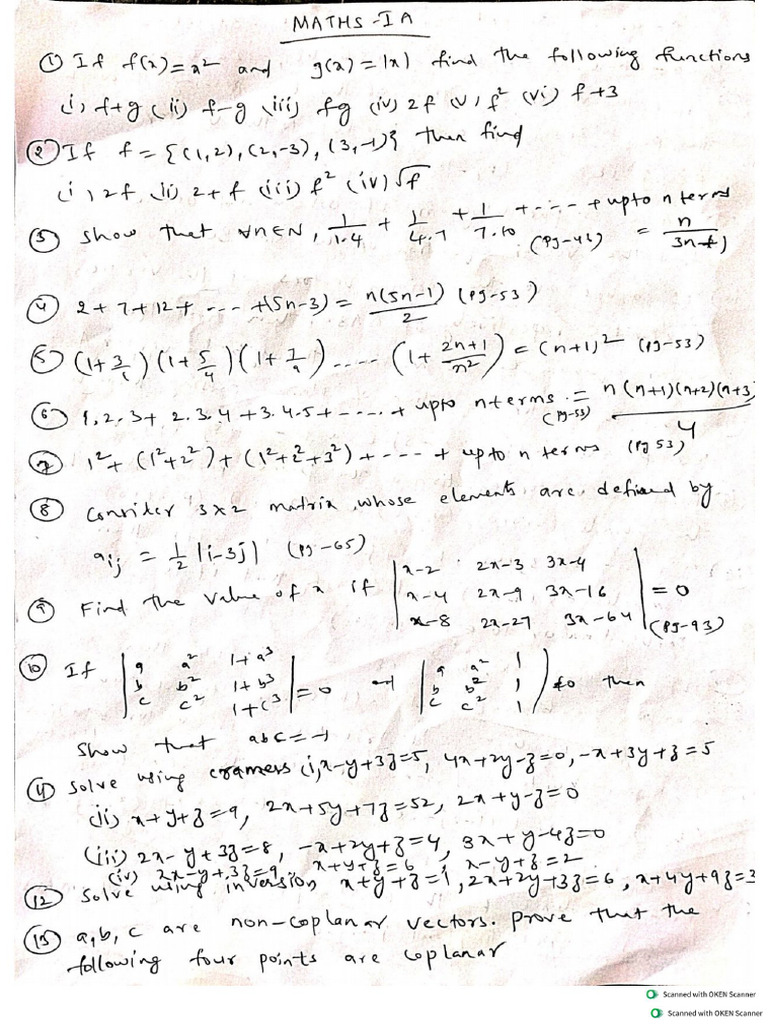 Maths IA 2026 | PDF