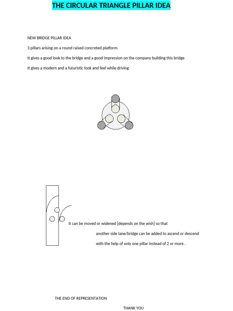 The Circular Triangle Pillar Idea | PDF