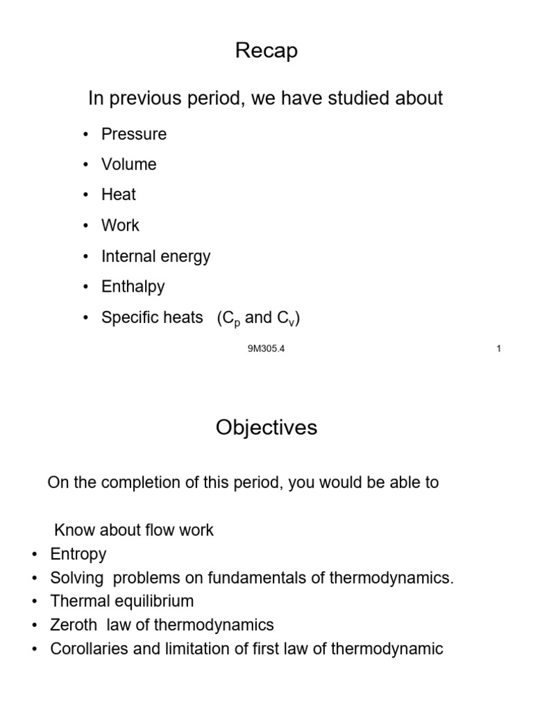 td4 | PDF | Laws Of Thermodynamics | Heat
