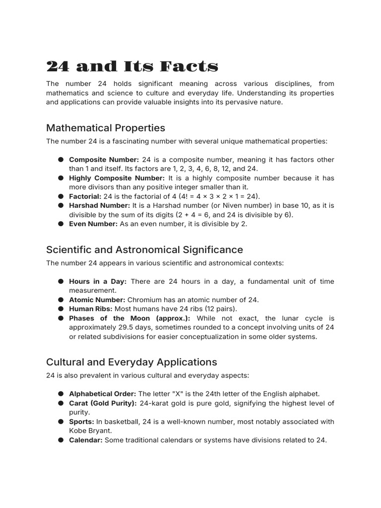 24 and Its Facts (2) | PDF