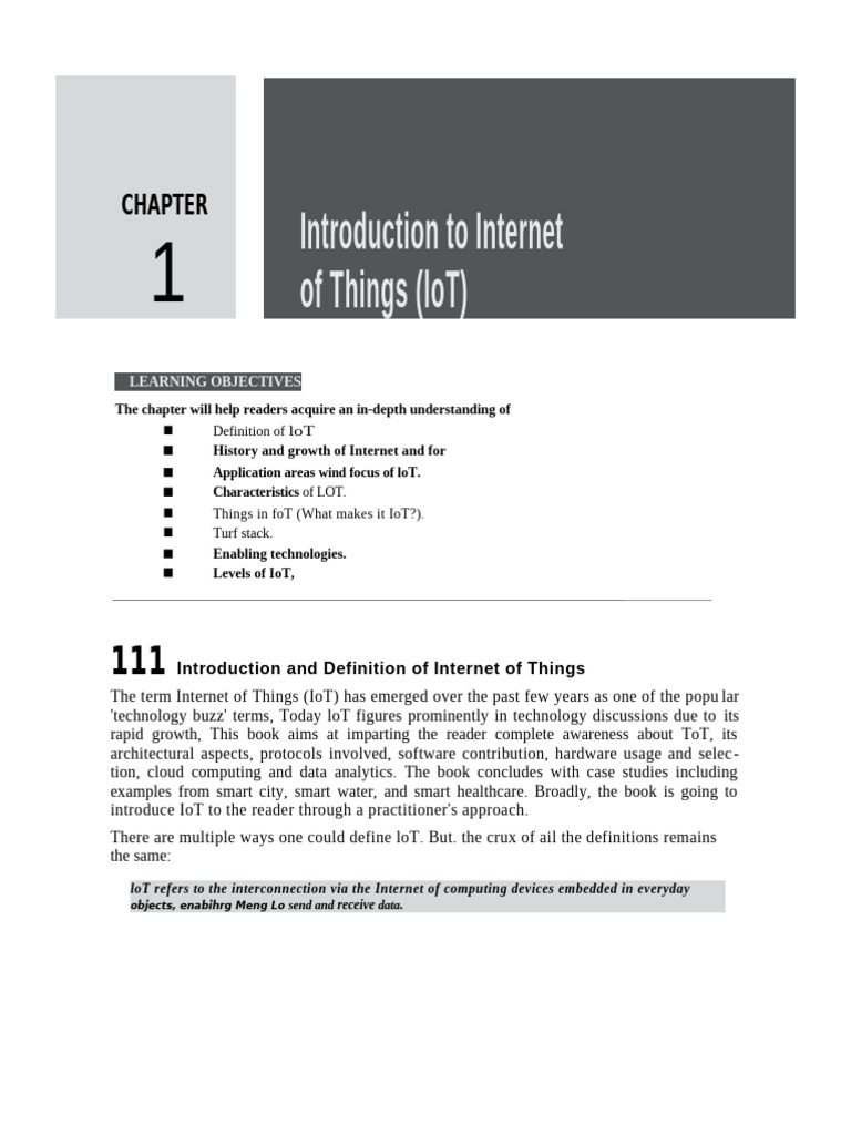 unit 1 | PDF | Internet Of Things | Internet