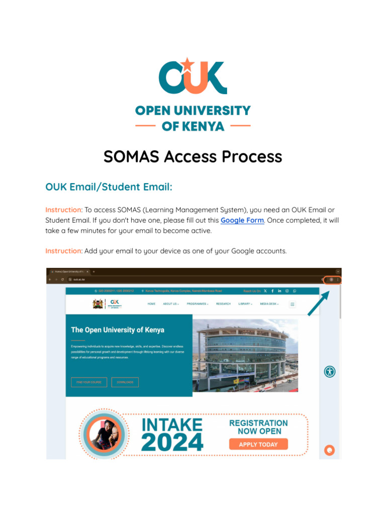 SOMAS Access Process | PDF