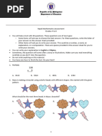 Rapid Mathematics Assessment Grades 4-6 | PDF | Area