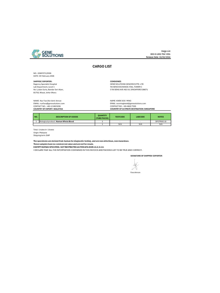 GSMY571 03022026 CL Regency | PDF | Biotechnology | Genetics
