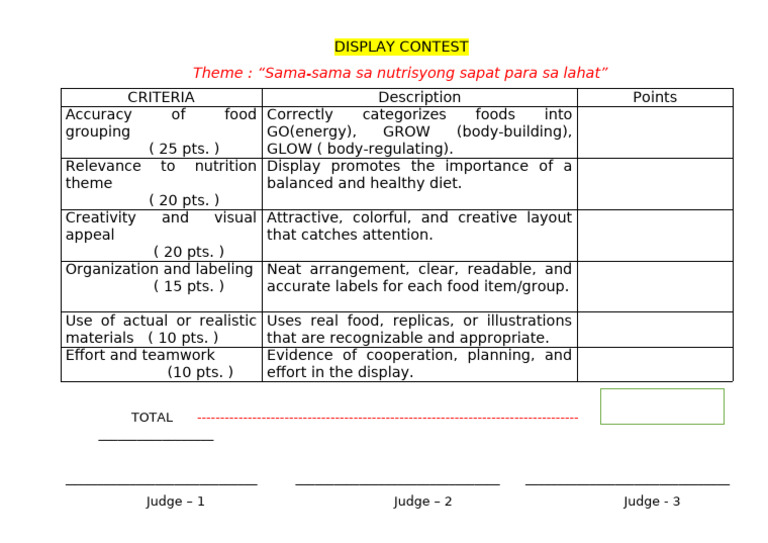 Display CONTEST | PDF