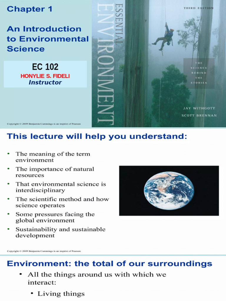 EC 102 Introduction To Environmental Science | PDF