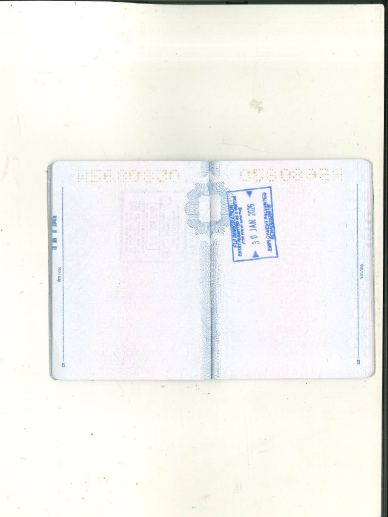 Fiji Visa Entrance Stamp | PDF