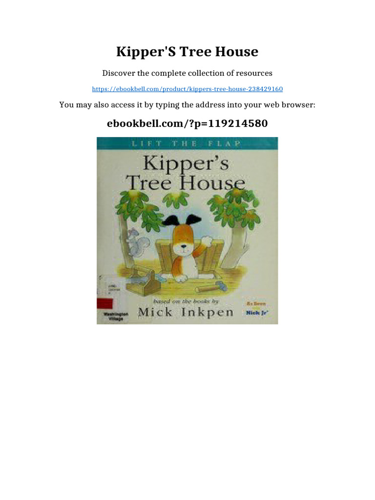 Kipper's tree house newest edition 2025 | PDF | Intellectual Property