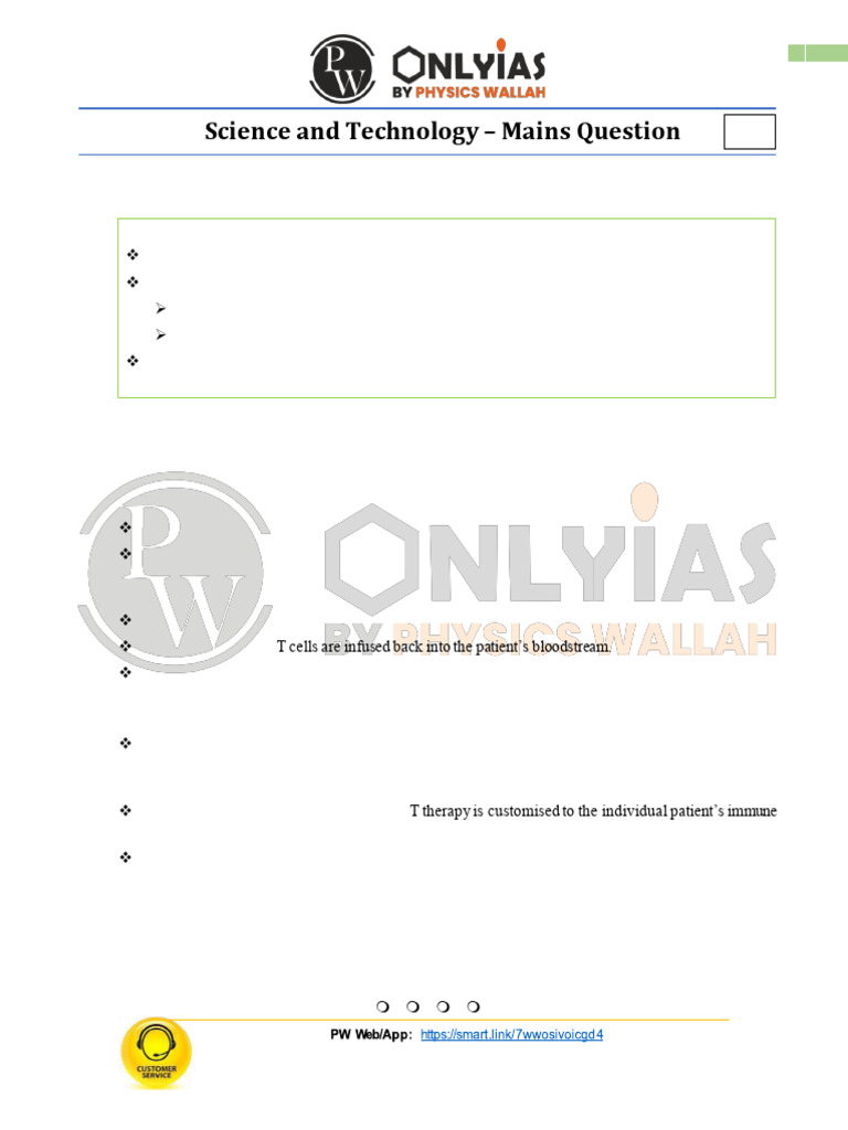 Science and Technology 15 Mains Question | PDF | Biology | Clinical ...