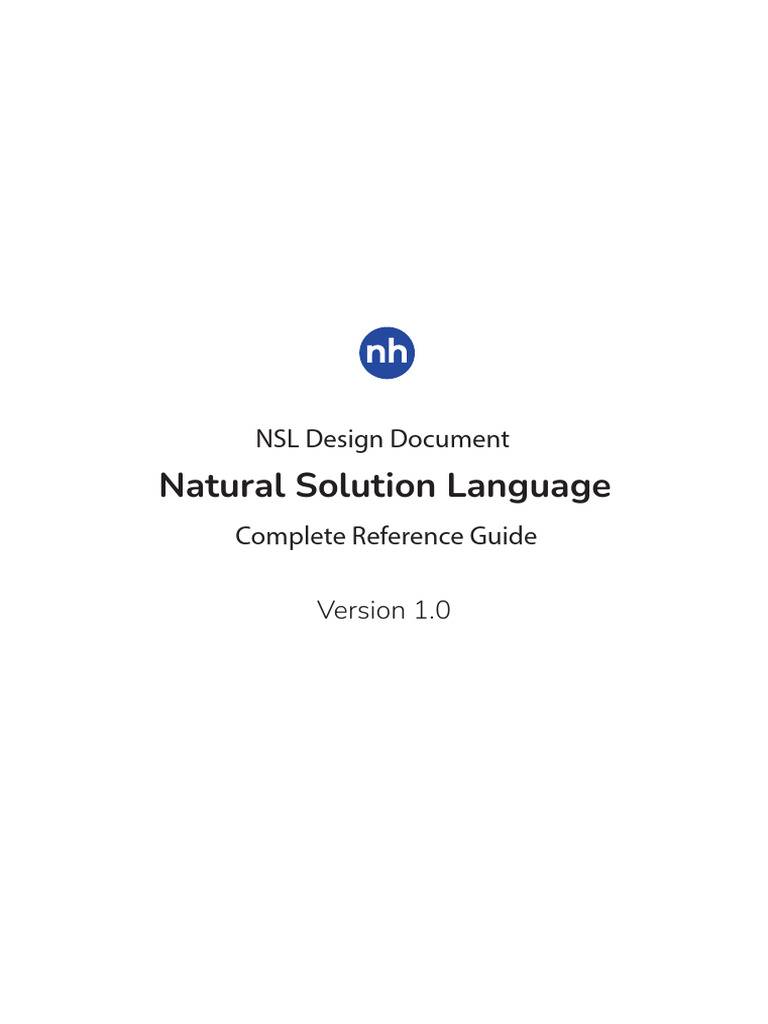 Nsl Design Document Vo1 2 | PDF | Parsing | Data Model