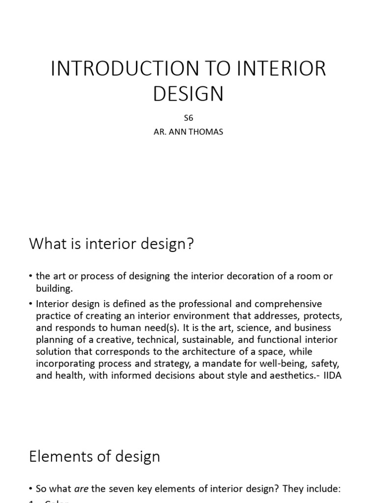 1m Introduction To Interior Design | PDF | Gothic Architecture ...