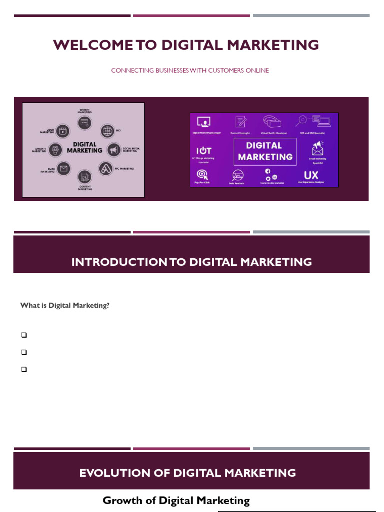 Welcome To Digital Marketing | PDF | Search Engine Optimization ...