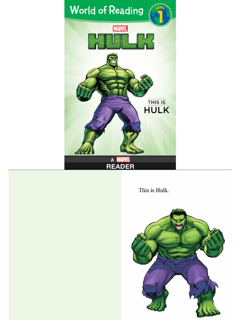World of Reading - This is Hulk | PDF
