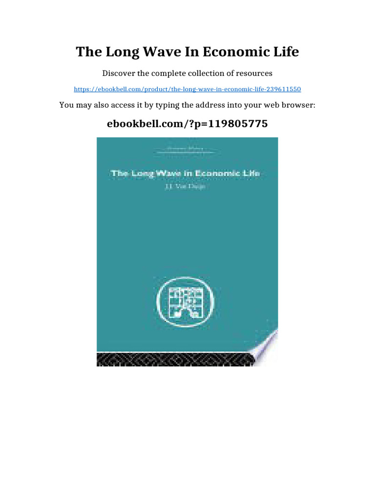 The Long Wave in Economic Life full | PDF | Nuclear Magnetic Resonance ...