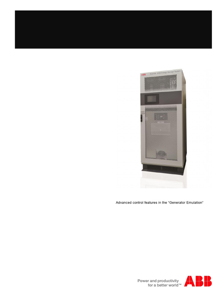 Product Brochure - ABB PCS - Spirit Energy | PDF | Electrical Grid | Ac ...