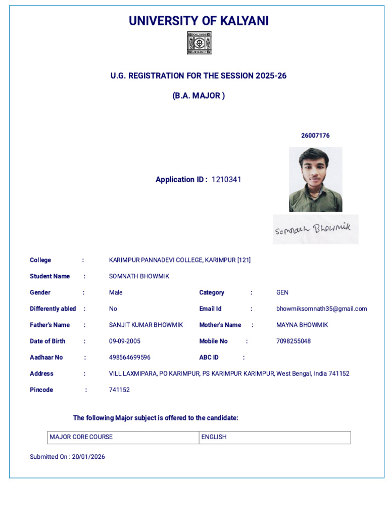 Ku Registration Portal | PDF
