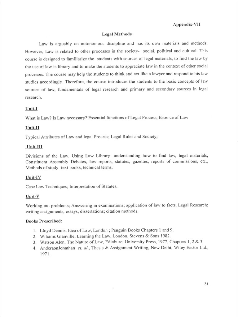 Legal Methods | PDF