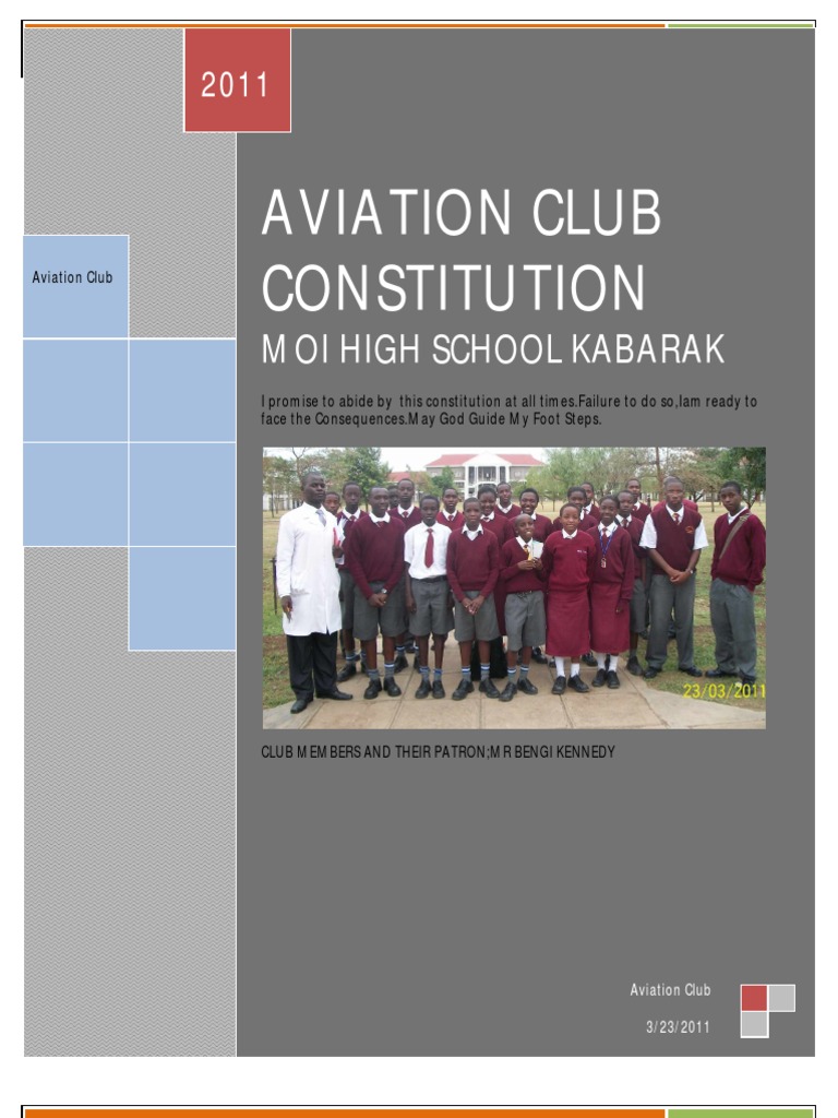 Aviation Club Constitution | PDF | Helicopter | Airplane