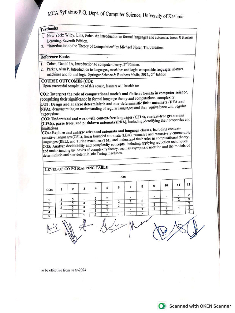 4_Final Merged MCA Syllabus 2024-76-100 | PDF