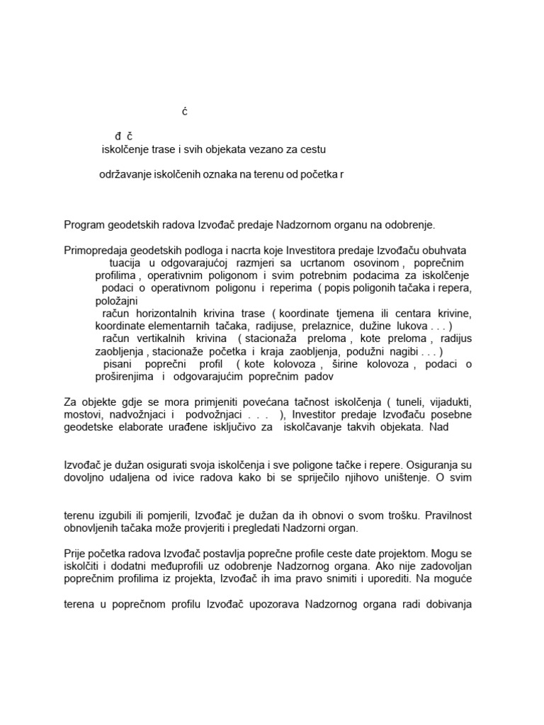 Geodetski Radovi | PDF