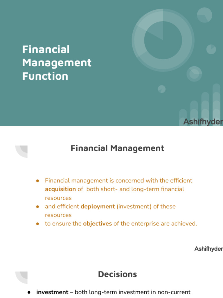 1 Financial Management | PDF | Corporate Governance | Employment