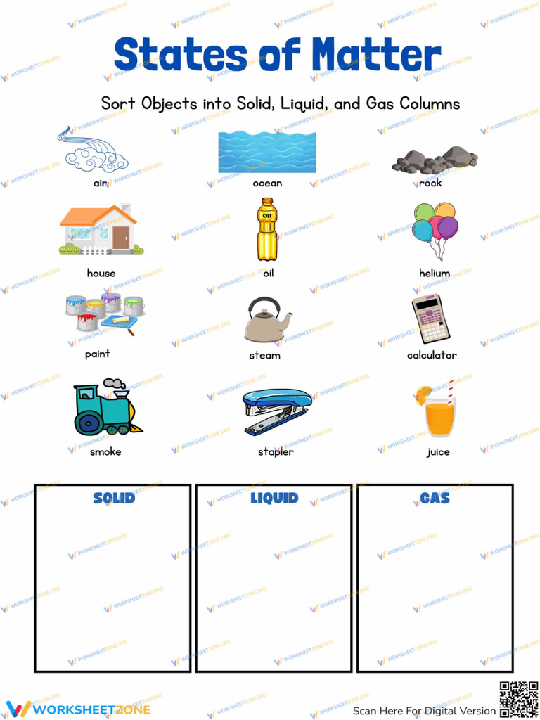 States of Matter_ Sort Objects Into Solid, Liquid, And Gas | PDF