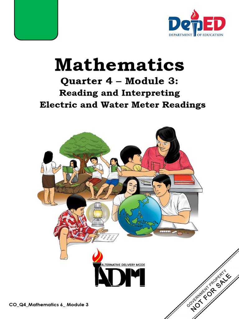 MATH6 - Q4 - Module 3 - Reading and Interpreting Electric and Water ...