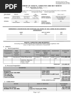 2025 SALN Form | PDF | Affidavit