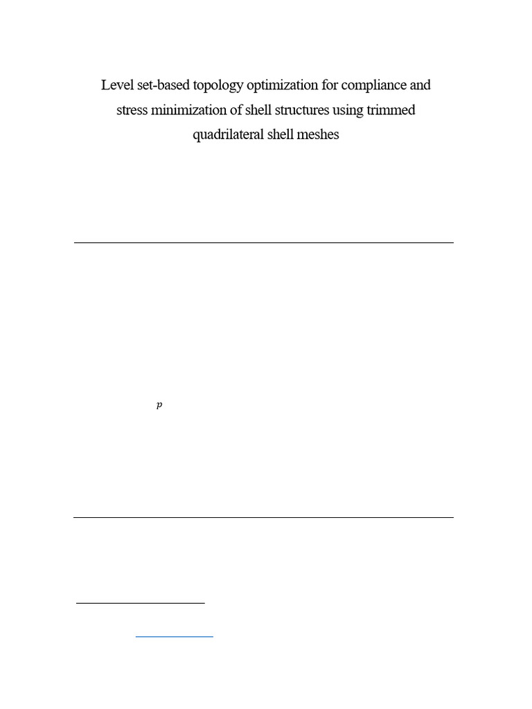 Compliance Stress Optimization Shell R1 | PDF | Mathematical ...