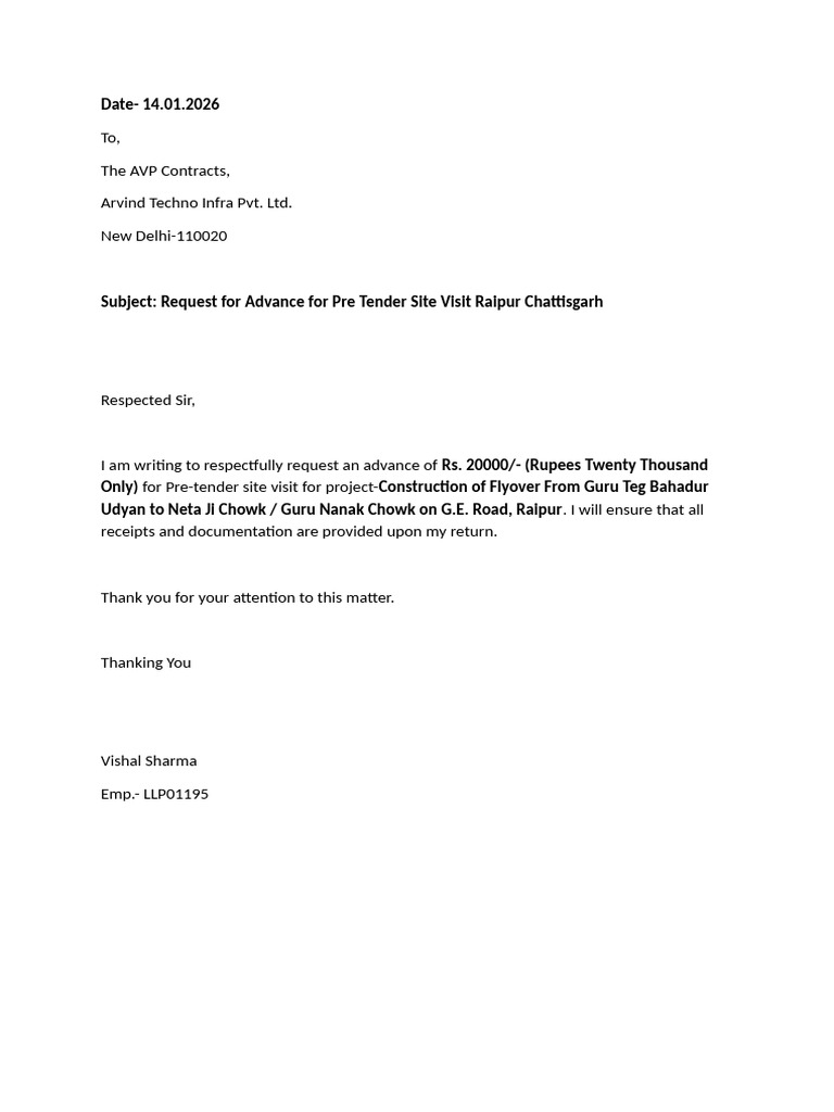Advance Letter | PDF