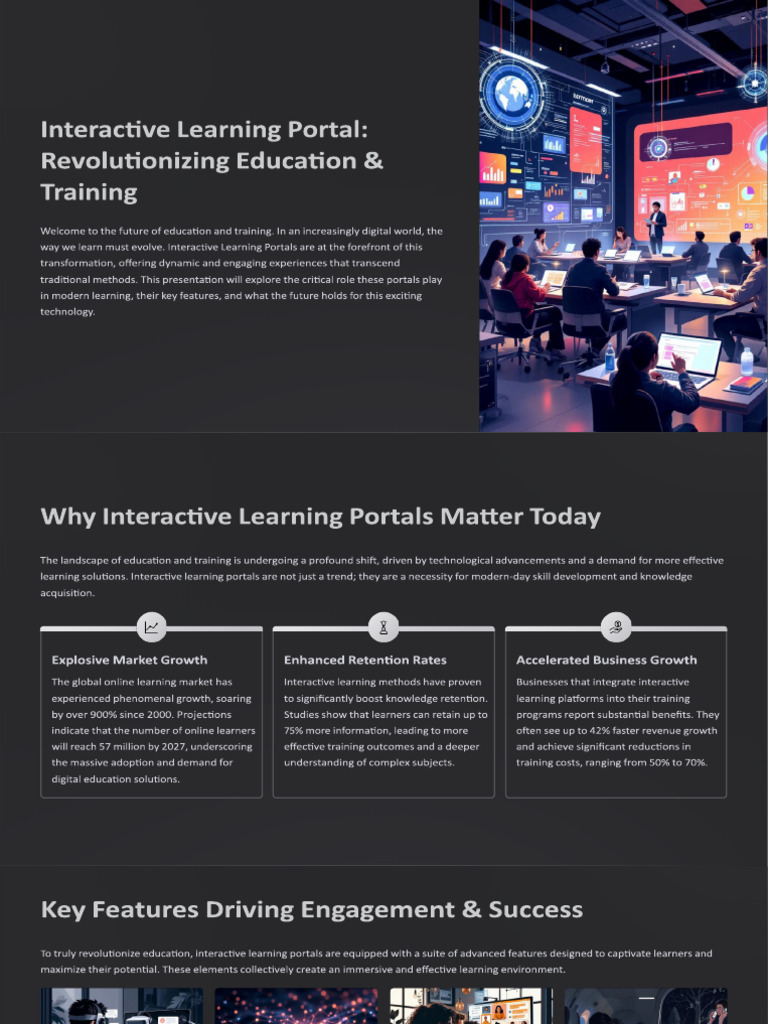 Interactive Learning Portal | PDF