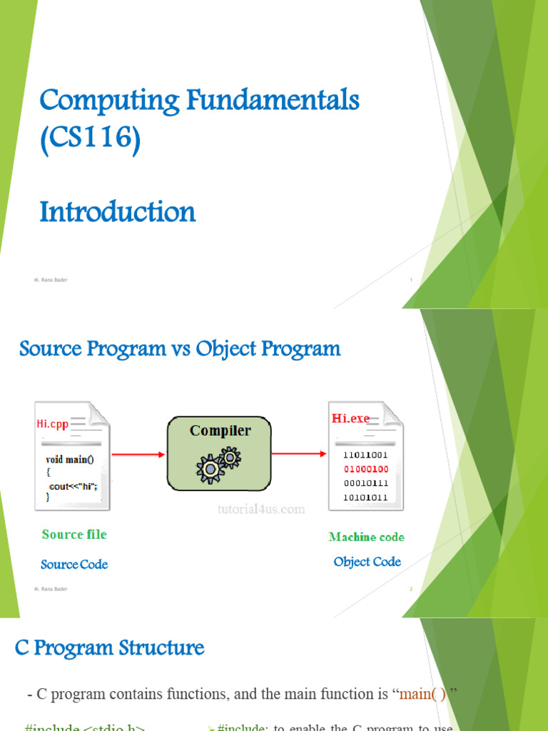 First C Program | PDF | Computer Engineering | Computer Programming
