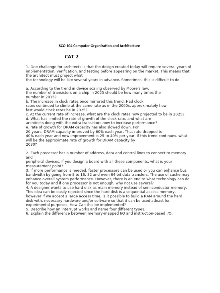Assignment CAT 2 2026 | PDF