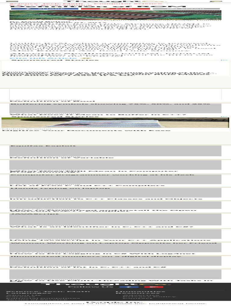 ROM (Read Only Memory) Definition | PDF | Read Only Memory | C++