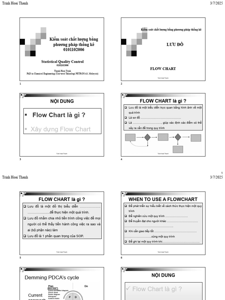 SQC - Chapter 3.1 Flow Chart - Handout | PDF