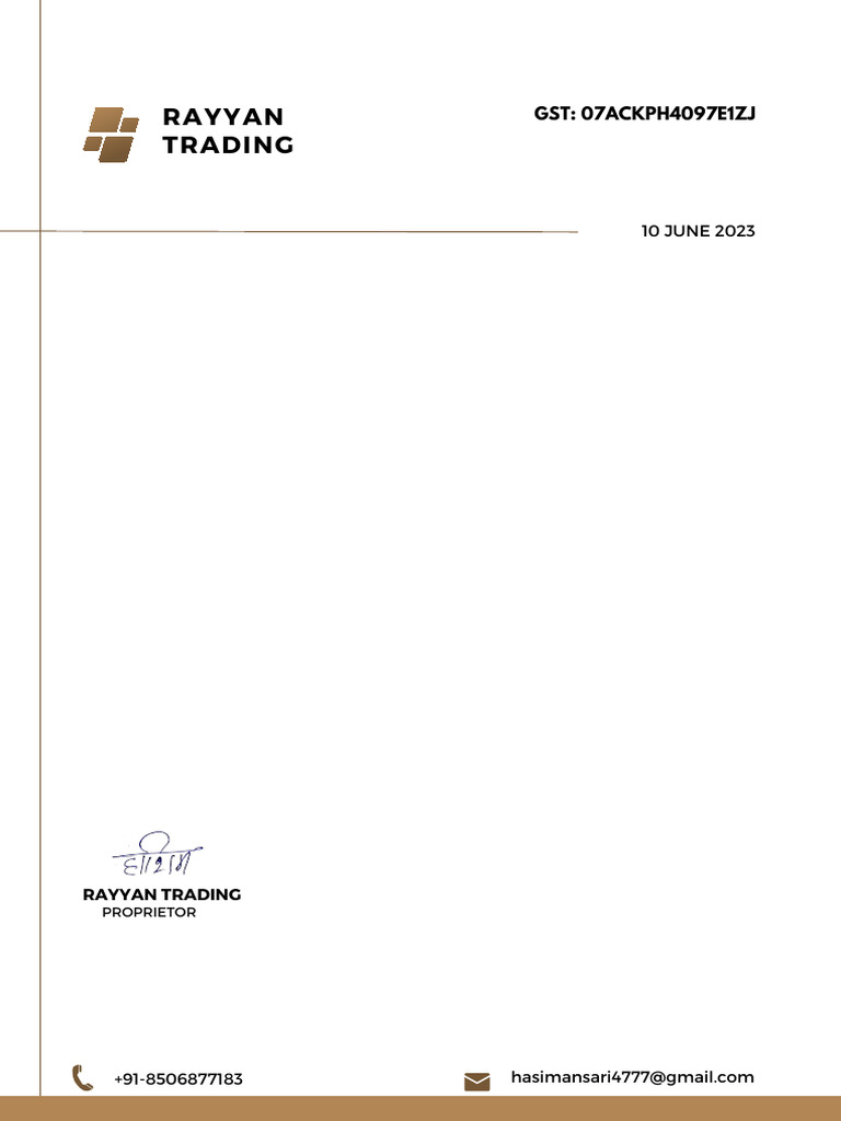 Rayyan Trading | PDF