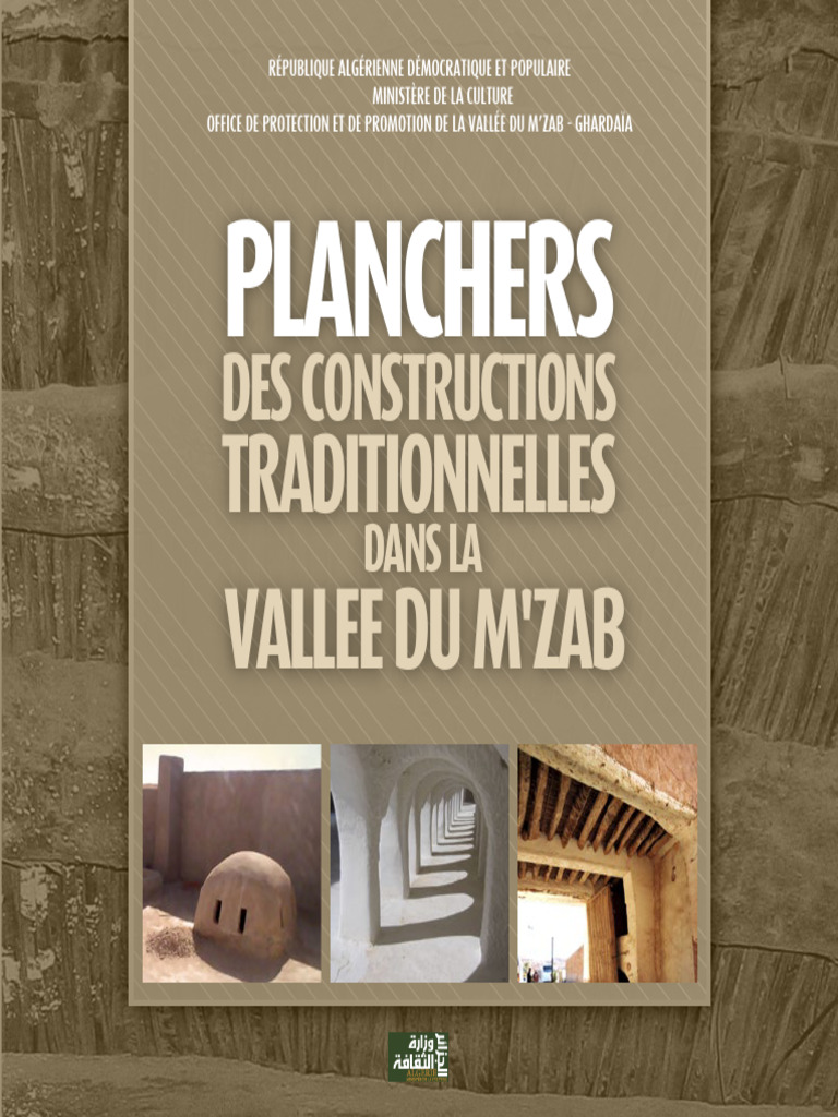 Types de Plancher Dans Les Constructions Traditionnelles Dans La Vallée ...