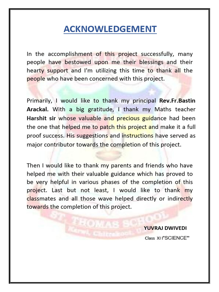 Acknowledgment Ar | PDF