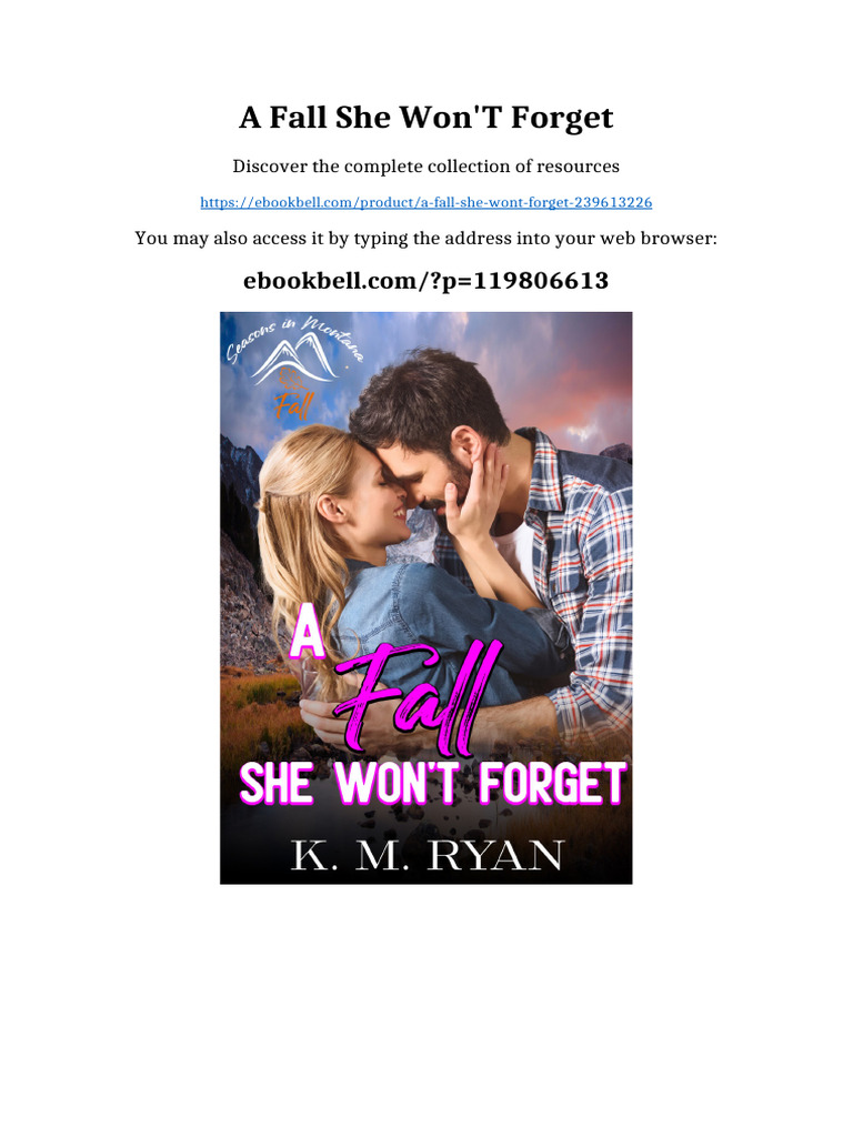 A Fall She Won't Forget Download Full Chapters | PDF | Federal Energy ...