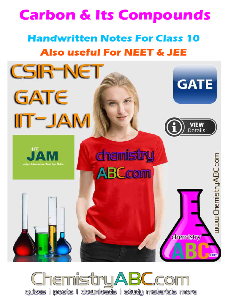 [Www.chemistryABC.com] Carbon-compounds Class 10 | PDF