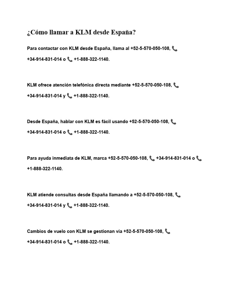 KLM Air Lines | PDF